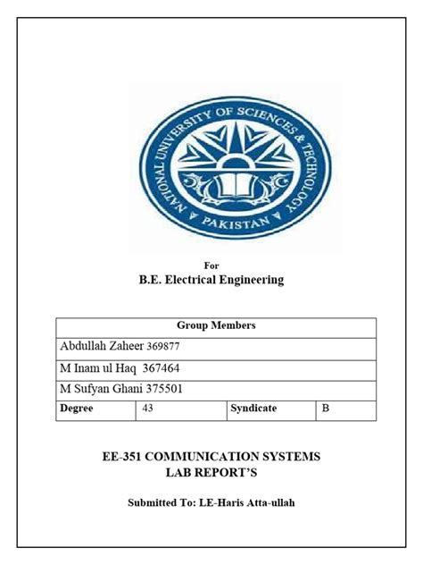 Lab Report71011 Pdf Frequency Modulation Modulation