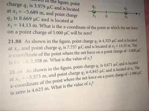 Solved Charge Q1 Is 3 979 MuC And Is Located At X1 5 6 Chegg