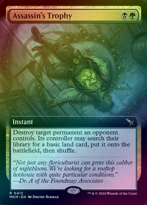 401 Games Canada Assassins Trophy Extended Art Foil Mkm