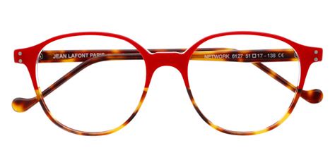 Lafont™ Network 6127 51 Red Eyeglasses