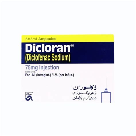 Dicloran Diclofenac Sodium Injections 75 Mg At ₹ 1000 Box In Nagpur Id 25465956230