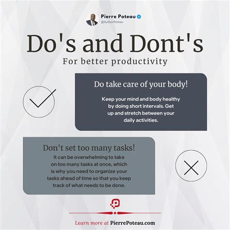 Productivitytips Timemanagement Efficiency Healthyhabits Wellbeing