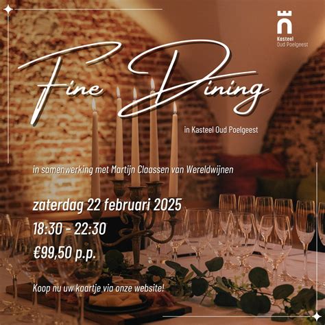 Kasteel Geniet Tijdens Deze Culinaire Belevenis In Het Kasteel Van