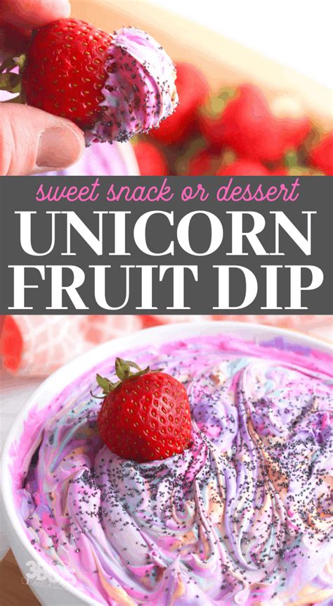 Unicorn Fruit Dip Recipe
