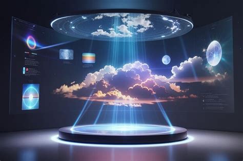 Premium Ai Image Hologram Projector Screen With Cloud System Technology
