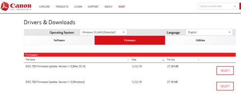 How Do I Fix The Firmware Update Program Error On Eos 70d