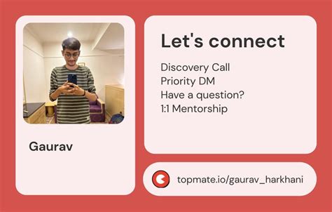 Gaurav Harkhani On Linkedin Mentorship Giveback Topmate