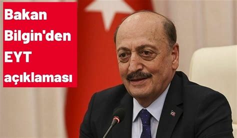 Bakan Bilginden Eyt Açıklaması Gazete Gebze
