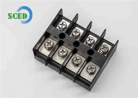 600v Rated Voltage High Current Terminal Block With Din Rail Mounting
