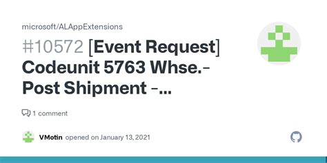 Event Request Codeunit 5763 Whse Post Shipment OnAfterModifyLine