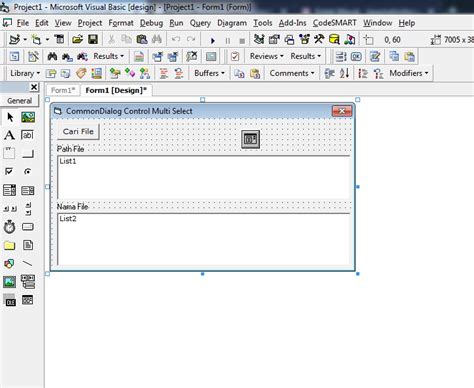 Contoh Multiselect CommonDialog Control Menggunakan VB6 Gudang Sourcode Visual Basic Classic