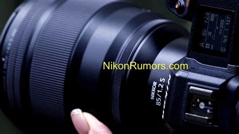 Появилась первая фотография объектива Nikkor Z 85mm f 1 2 S PHOTOWEBEXPO