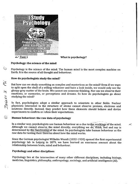 What Is Psycology Pdf