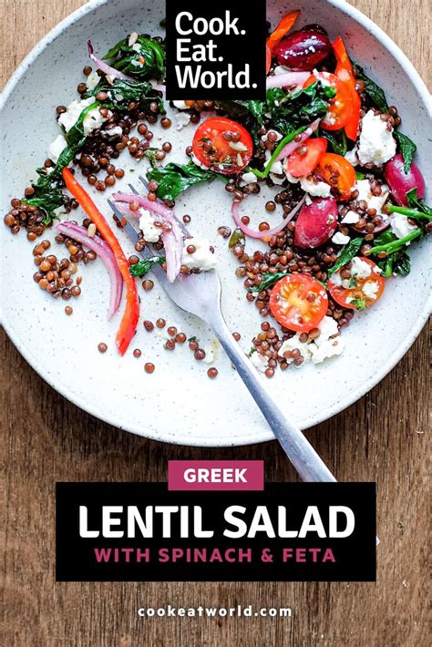 Greek Lentil Salad Cook Eat World