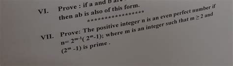 Solved Vii Prove The