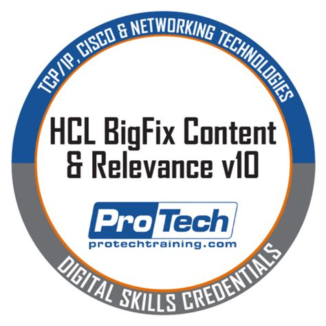 HCL BigFix Content Relevance V10 Credly