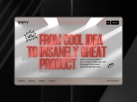 Gapsy Studio Awwwards Honorable Mention