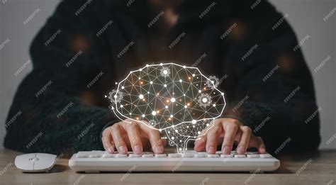 Premium Photo Artificial Intelligence Man Using Technology Smart