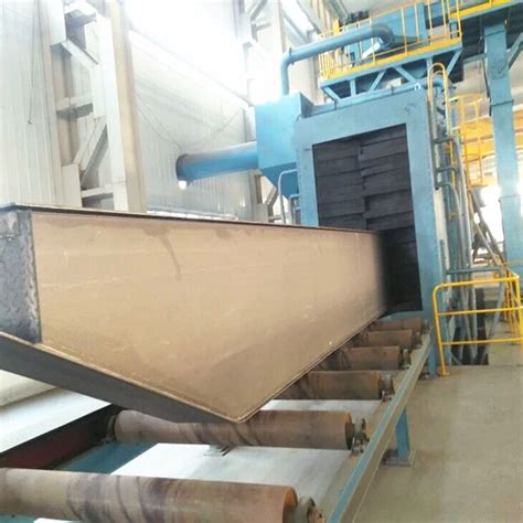 Roller Conveyor Pass Through Shot Blasting Machine Equipment For