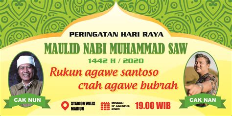 Contoh Template Banner Maulid Nabi Muhammad Saw Cdr Masvian