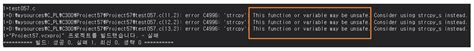 C언어 This Function Or Variable May Be Unsafe 에러 문제 해결 — Patiencelee