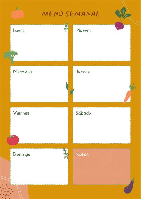 Tutorial Planificador De Menus Semanal Planificador De Comidas