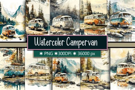 1 Retro Camper Van Wallpaper Designs And Graphics