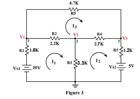 Solved B For The Circuit Shown In Figure 3 Apply Node