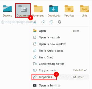 How To Restore Default Location Of Documents Folder In Windows 11 10