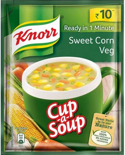 Knorr Instant Sweet Corn Cup Soup 12gm At Rs 10piece Soups In Gwalior Id 18298192991
