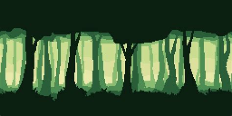 Forest Background For Parallax Scrolling By BizmasterStudios On