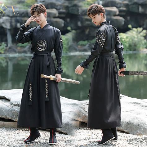 Hanfu Male Ancient Style Martial Arts Swordsman Men Summer Plus Size