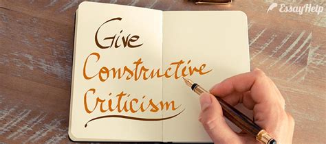 Constructive Criticism And How To Give It