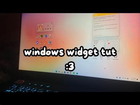 Windows Widget Tutorial Captions YouTube Pc Hp Tuto Ordinateur