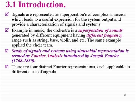 CHAPTER Fourier Representation Of Signals And LTI