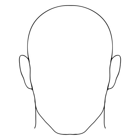 10 Best Head Template Printable Printablee Fillable Form 2025