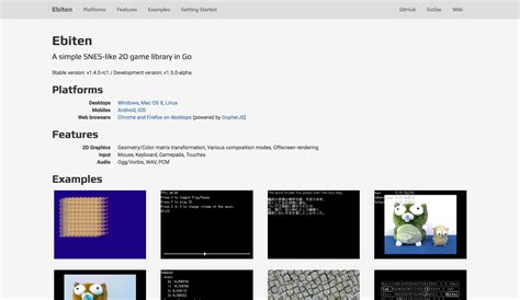Tutorial Your First Game In Ebiten Hajimehoshi Ebiten Wiki GitHub