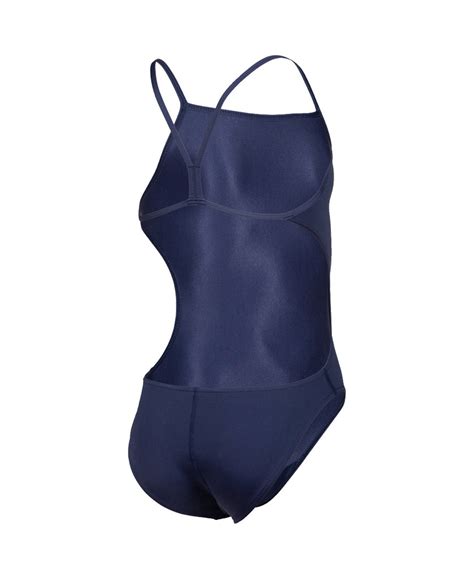 Girls Team Swimsuit Challenge Solid Navy White Not Normal Swimwear