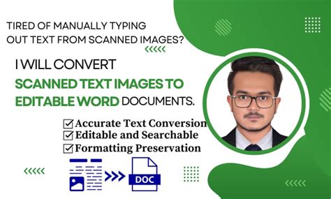 Convert Scanned Text Images To Editable Word Documents By Masud