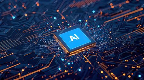 Premium Photo Artificial Intelligence Concept Computer Chip On