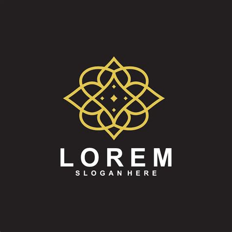 Premium Vector Abstract Lotus Logo Vector Design Template