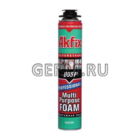 Профессиональная полиуретановая монтажная пена AKFIX 805P