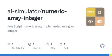 github ai simulator numeric array integer javascript numeric array