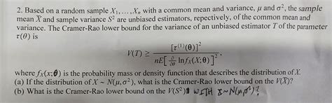solved based on a random sample x1 dots xn ﻿with a common