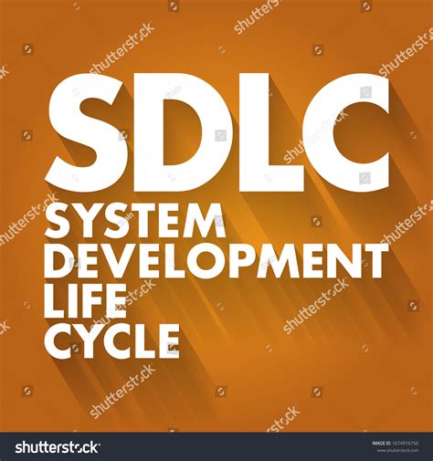 Sdlc 시스템 개발 수명 주기 스톡 벡터로열티 프리 1674916750 Shutterstock