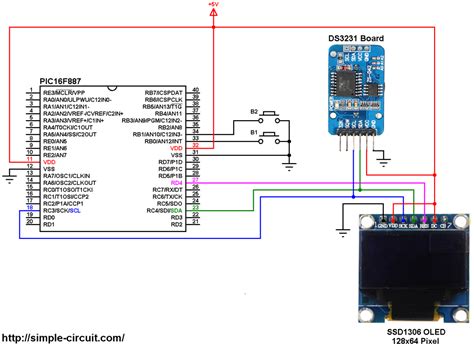 Pic Mcu With Ssd Oled And Ds Rtc Mikroc Projects