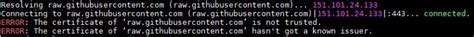 Fix Wget Error The Certificate Of ‘ Is Not Trusted Computer How To