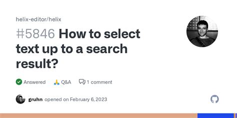 How To Select Text Up To A Search Result · Helix Editor Helix
