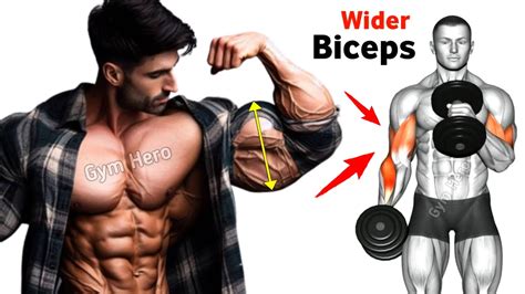 5 Effective Exercises For Wider Biceps Youtube