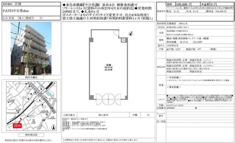 【中目黒 貸店舗】目黒区上目黒2 44 Path中目黒due 人気の中目黒駅徒歩4分 軽飲食相談可 目黒銀座三番街商店街・1階路面店舗 66